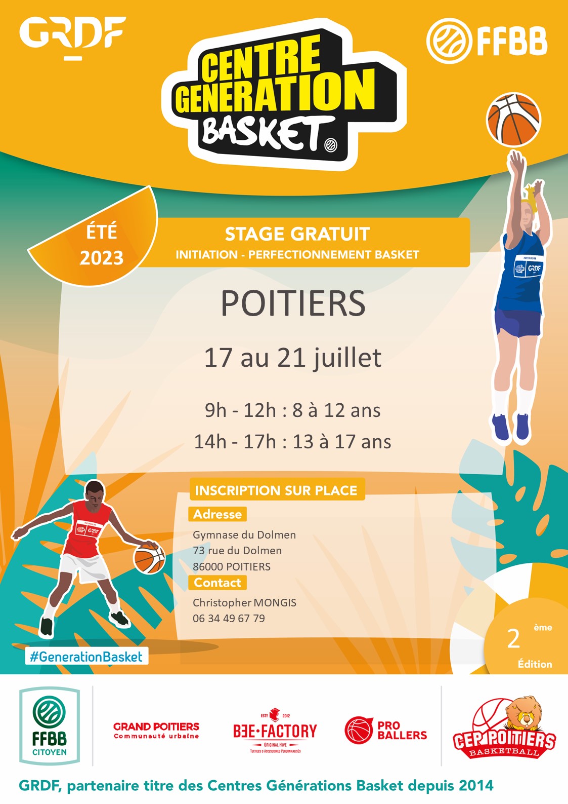 Centre Génération Basket - CEP Poitiers Basket
